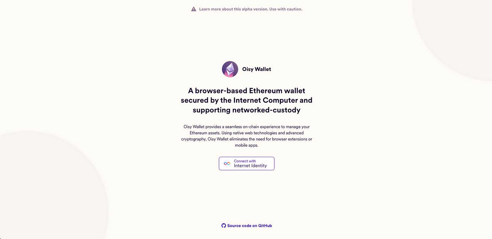 How to set up a web-based crypto wallet – DFINITY
